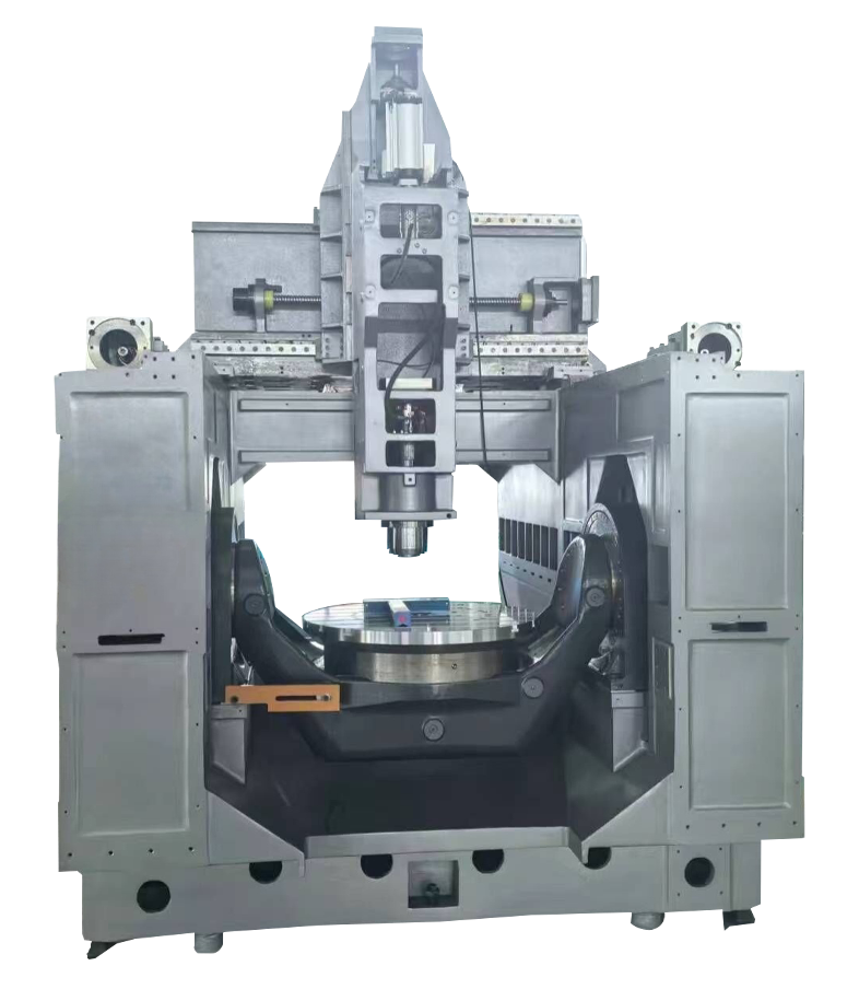Bridge cradle five axis processing machine_GOING